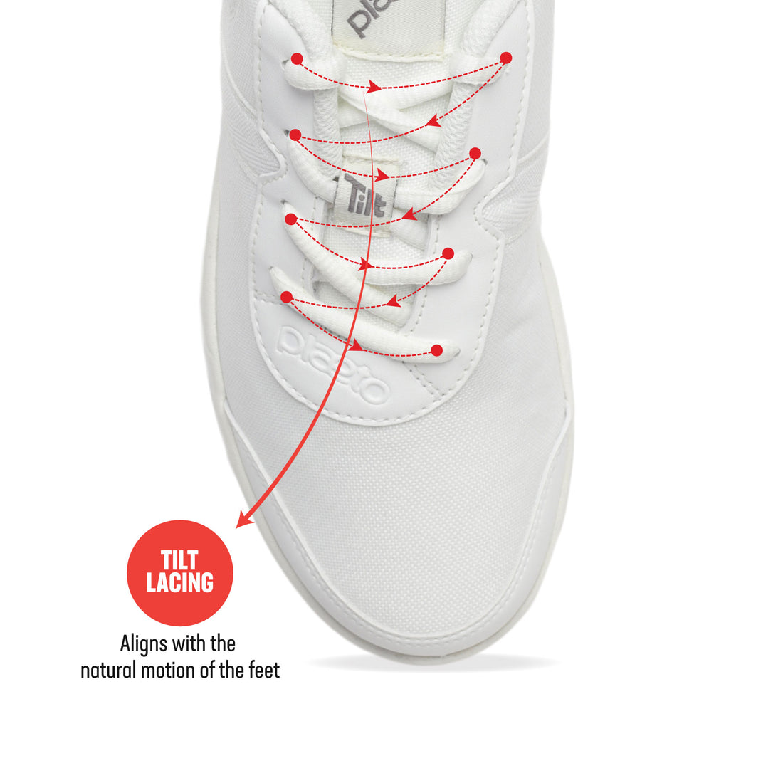 Plaeto Aspire Multiplay School Shoes (5 - 12 UK) - White