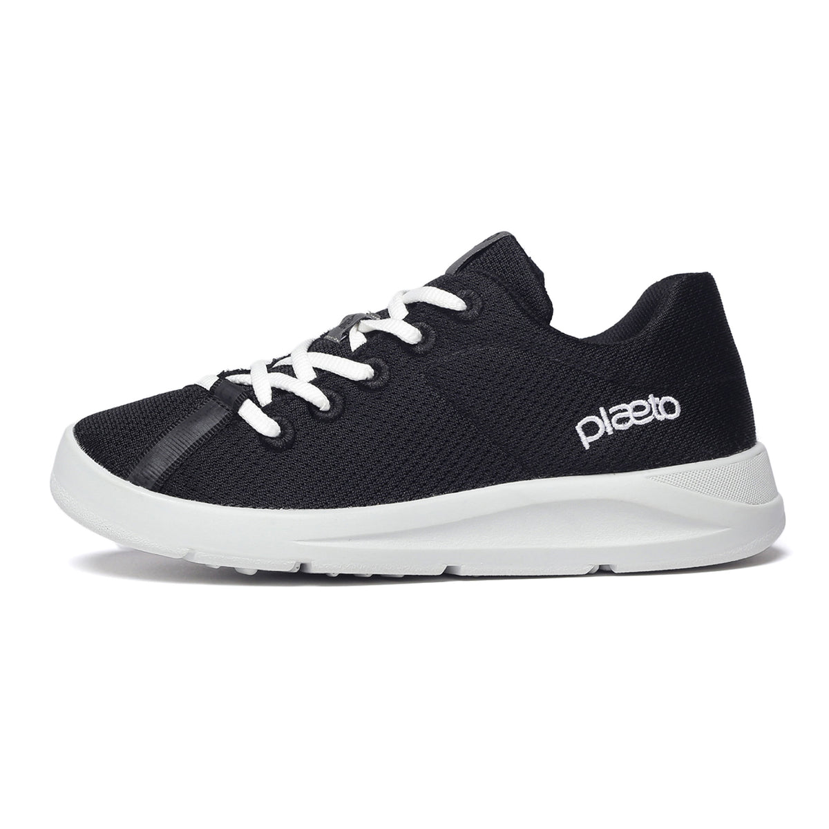 Plaeto Women’s Aura Black Sneakers | Comfy & Sleek Design
