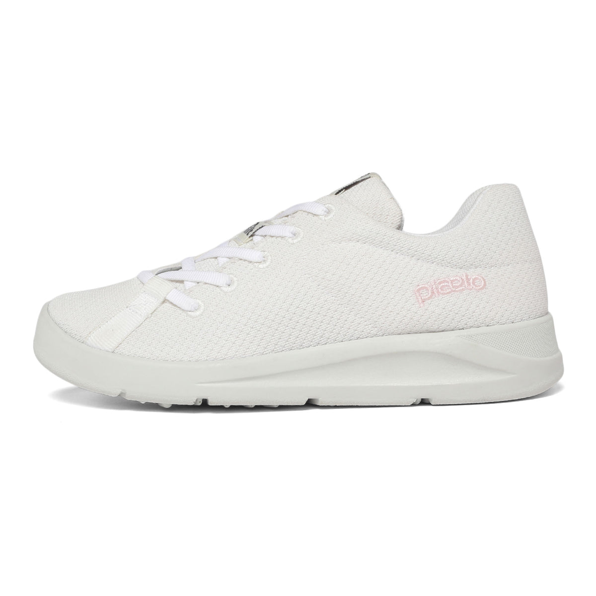 Plaeto Women’s Classic White Sneakers | Comfy & Minimalist